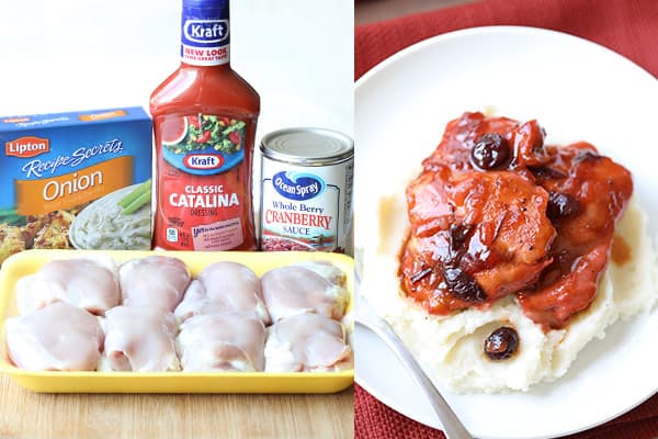 Easy Cranberry Chicken - Belly Full