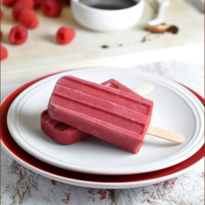 Chocolate-Raspberry Popsicles