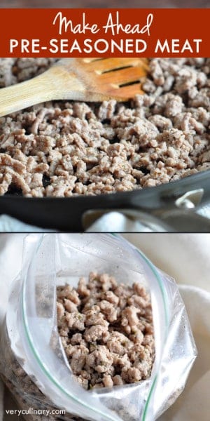 Make Ahead Pre-Seasoned Meat