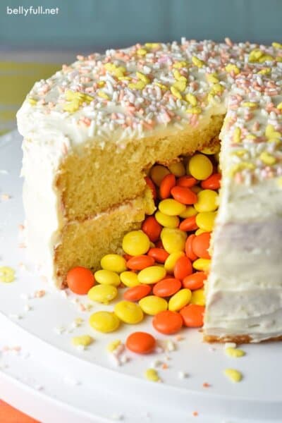 Piñata Cake Recipe - Belly Full