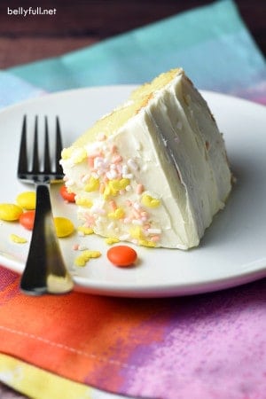 Piñata Cake Recipe - Belly Full