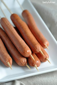 Spiral Grilled Hot Dogs