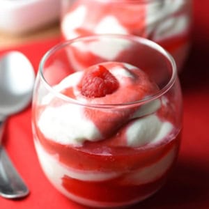 White Chocolate Raspberry Parfaits - Belly Full