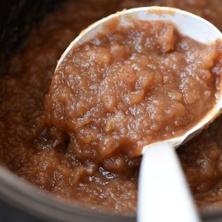 Homemade Applesauce Recipe {Slow Cooker} - Belly Full