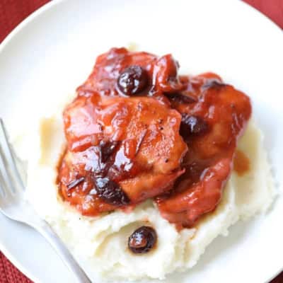 Cranberry Chicken Recipe - Belly Full