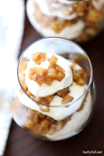 Apple Pie Parfaits - Belly Full