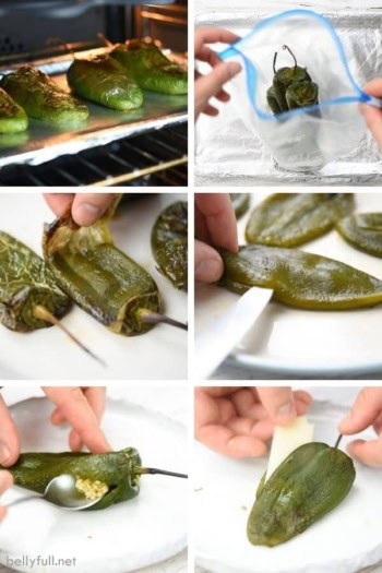 Chile Rellenos (step by step guide + video) - Belly Full