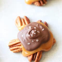 Easy Homemade Turtles Candy Recipe - Belly Full