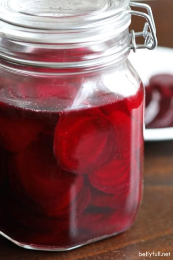 Easy Refrigerator Pickled Beets - Belly Full