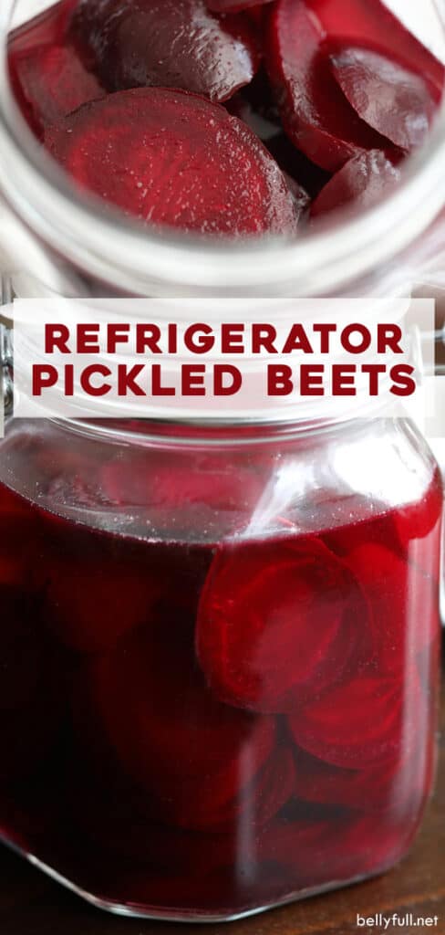 Easy Refrigerator Pickled Beets - Belly Full
