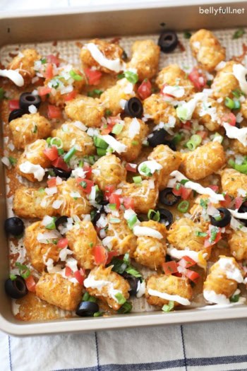 Totchos! (Tater Tot Nachos) - Belly Full