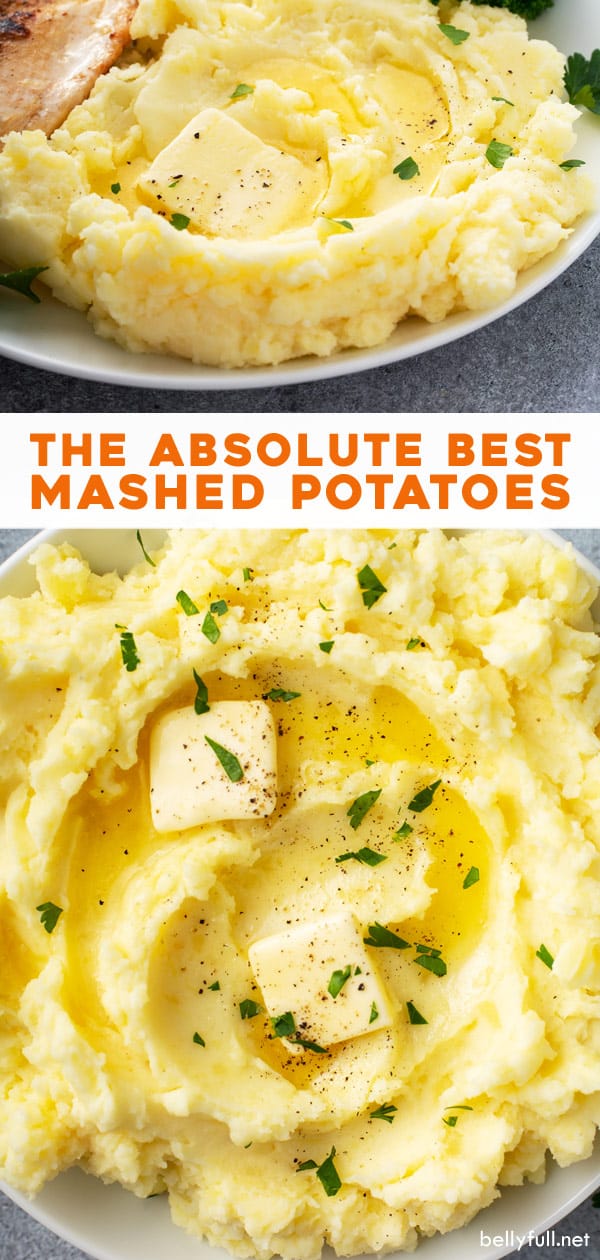 The BEST Homemade Mashed Potatoes! - Belly Full