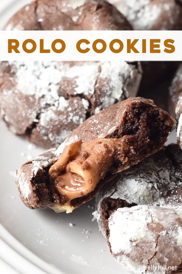 Easy Rolo Cookies Recipe - Belly Full