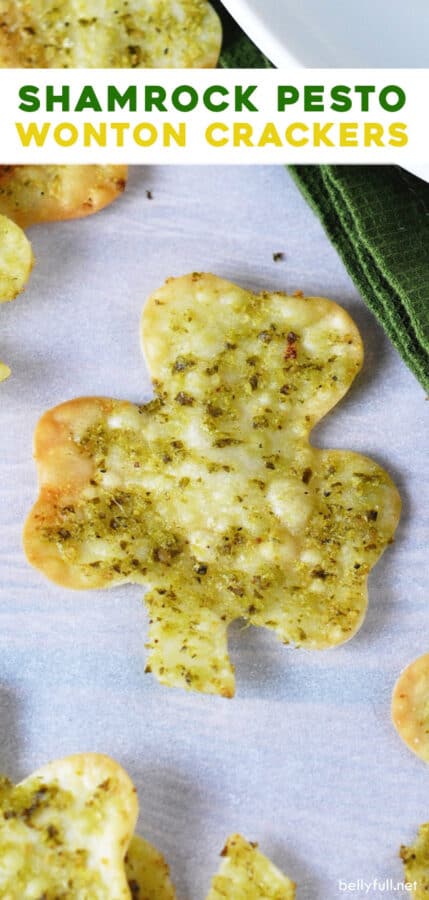 Shamrock Wonton Crackers - Belly Full