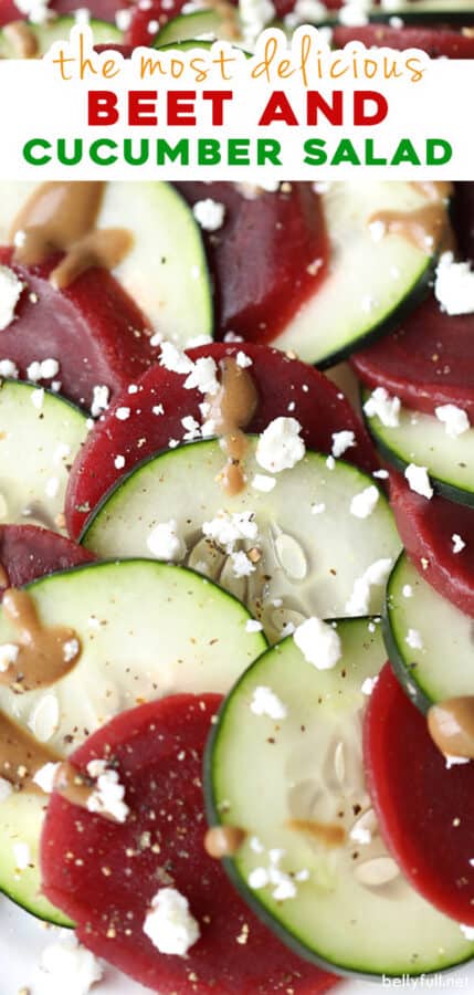 Beet & Cucumber Salad Recipe - Belly Full