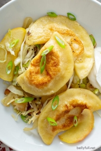 Pierogi Recipe with Cabbage and Apples - Belly Full