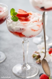 Easy Mixed Berry Fruit Fool - Belly Full