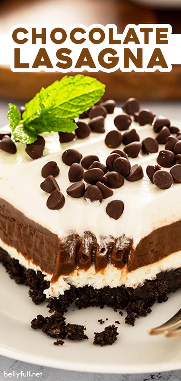 Chocolate Lasagna {Oreo Lush} - Belly Full