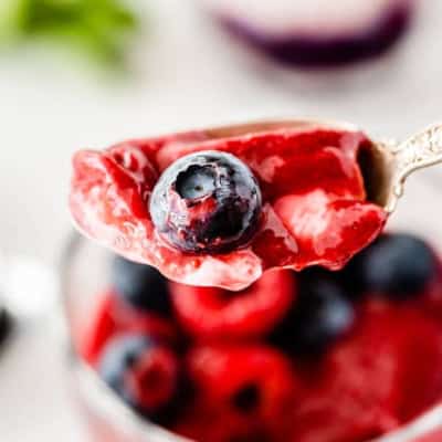 Red, White, and Blue Frozen Slushie recipe - Belly Full