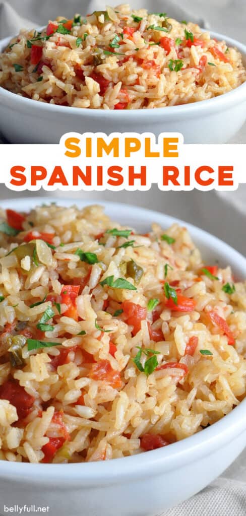 Easy Spanish Rice Recipe - Belly Full