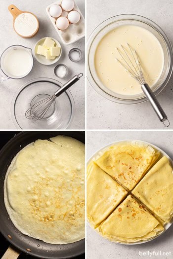 Perfect Homemade Crepes - Belly Full