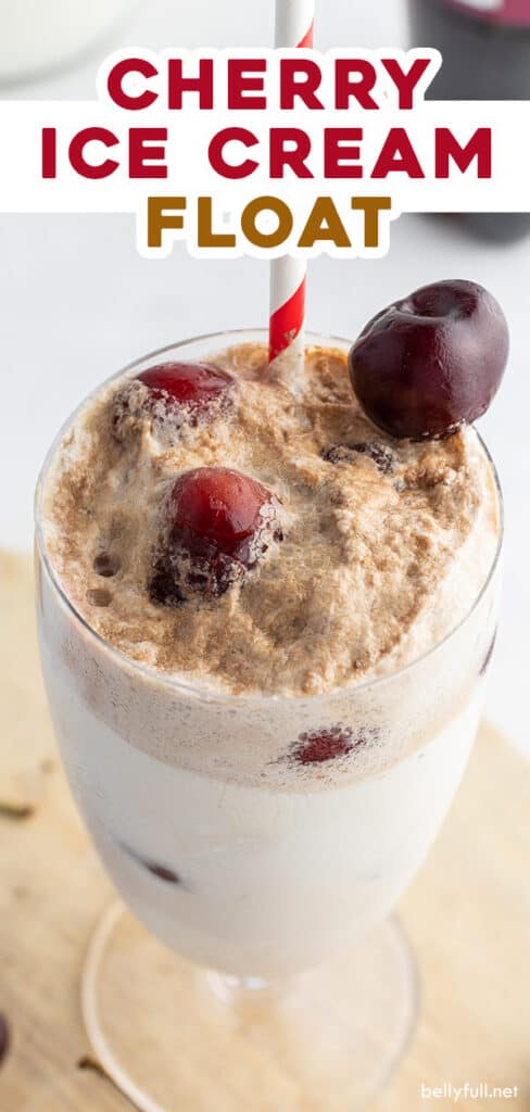 Cherry Ice Cream Float - Belly Full