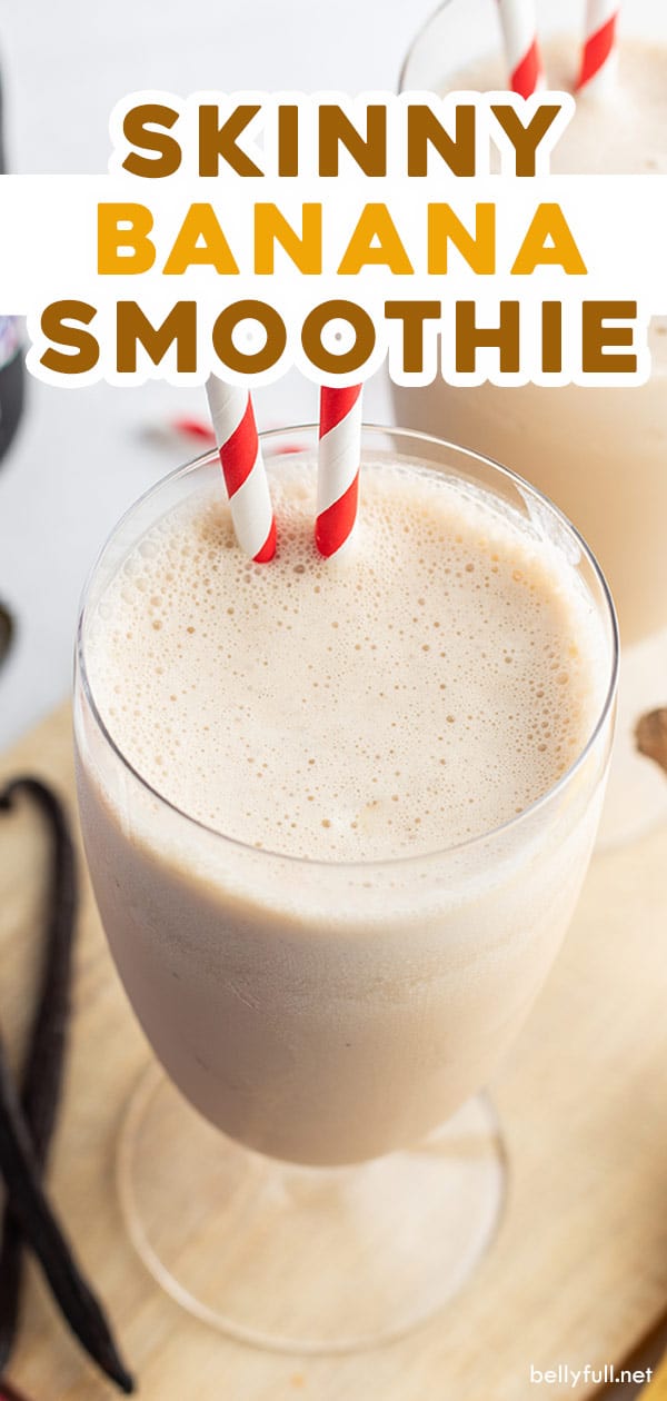 Skinny Root Beer Banana Smoothie - Belly Full
