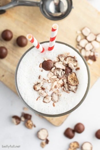 Classic Vanilla Malted Milkshake - Belly Full