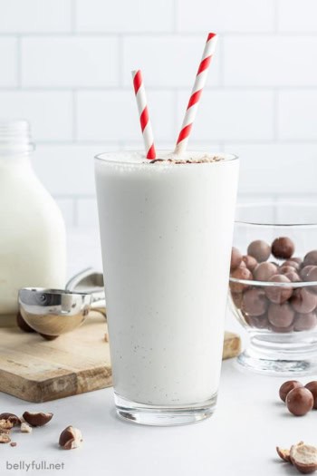 Classic Vanilla Malted Milkshake - Belly Full