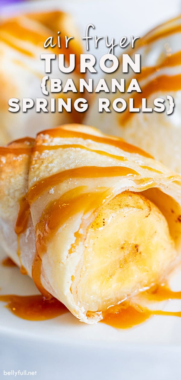 {Air Fryer} Turon-Banana Spring Rolls - Belly Full