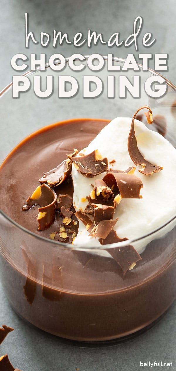 Delicious Homemade Chocolate Pudding Recipe - Belly Full