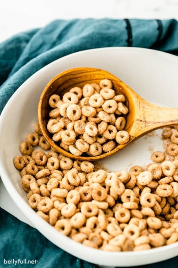 Mini Doughnut Hot Buttered Cheerios - Belly Full