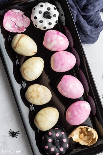 Halloween Spiderweb Eggs - Belly Full