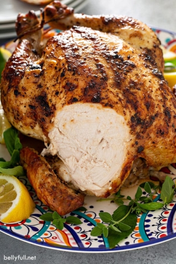 Easy Roast Chicken - Belly Full