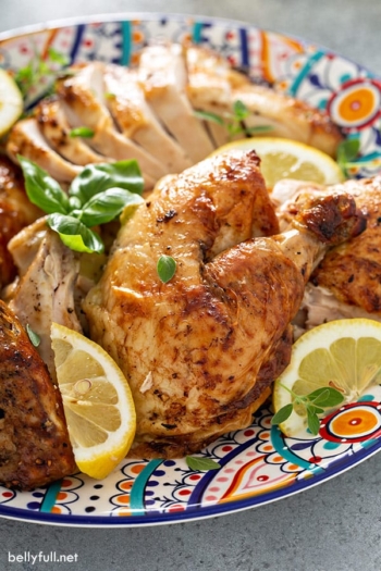 Easy Roast Chicken - Belly Full