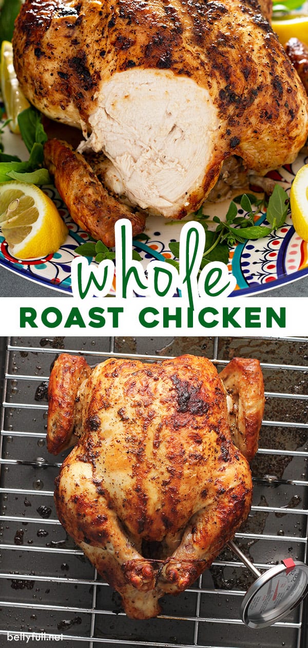 Easy Roast Chicken - Belly Full
