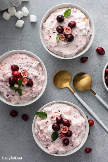 Easy Cranberry Fluff - Belly Full