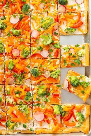 Cold Veggie Pizza | Belly Full