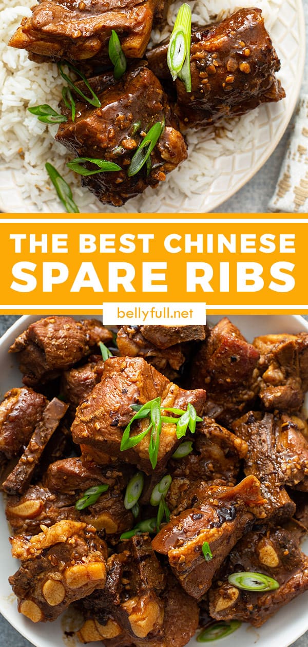 Chinese Spare Ribs {with Black Bean Garlic Sauce} - Belly Full