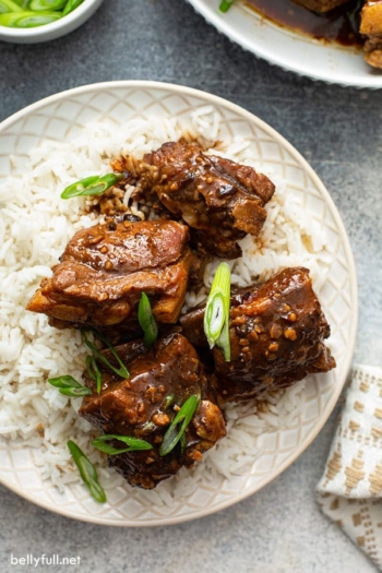 Chinese Spare Ribs {with Black Bean Garlic Sauce} - Belly Full