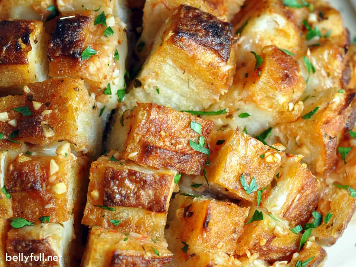 Italian Pull-Apart Bread Recipe - Belly Full