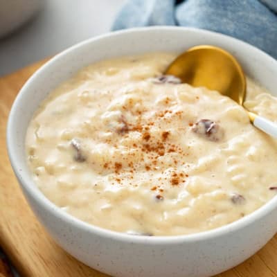 {Old Fashioned} Rice Pudding - Belly Full