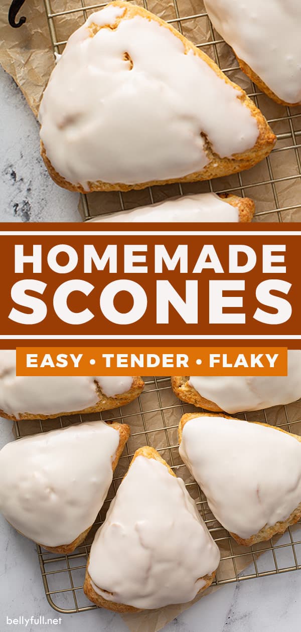 Scones Recipe {How to Make Tender, Flaky Scones} - Belly Full
