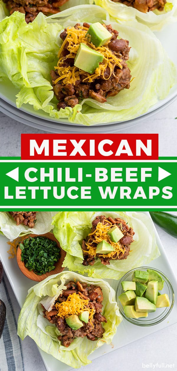 Mexican Beef Lettuce Wraps - Belly Full