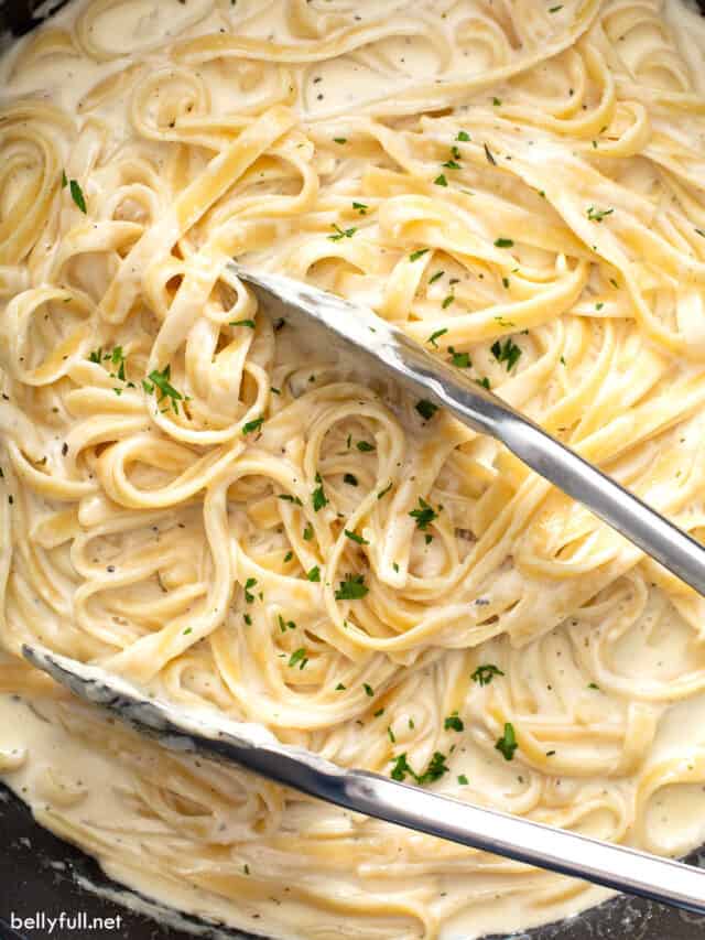 Chicken Alfredo Recipe {Easy & Amazing!} | Belly Full