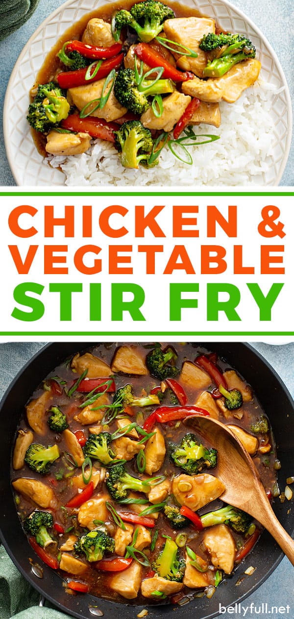 Easy Chicken Stir Fry {with the best sauce!} - Belly Full