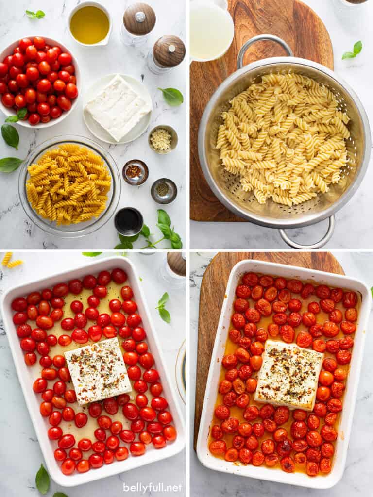 Baked Feta Pasta - Belly Full