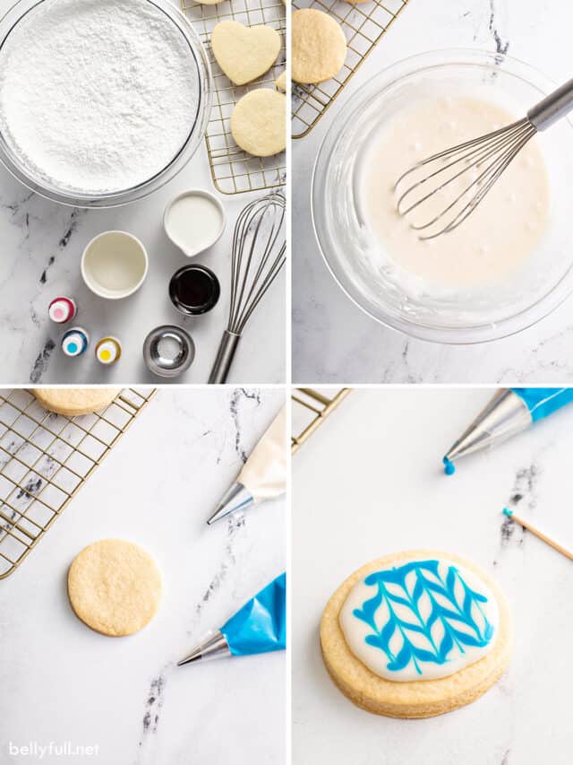 Easy Sugar Cookie Icing {that hardens!} - Belly Full