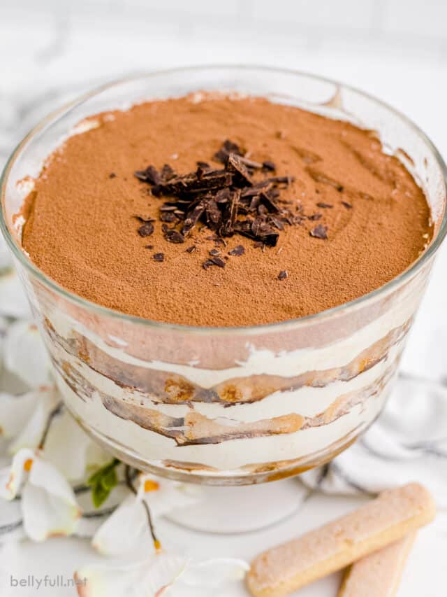 Easy Tiramisu Trifle - Belly Full
