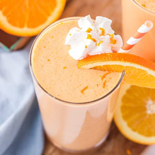 Orange Julius Recipe {only 4 ingredients!} - Belly Full
